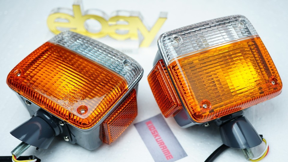 Toyota Land Cruiser FJ40 BJ40 OEM Genuine Front Turn Signal Lights Lamp ...