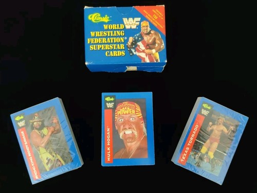 WWF 1991 Classic Cards Box Set 2/3 NEW Sealed 1/3 Open Read Description ...
