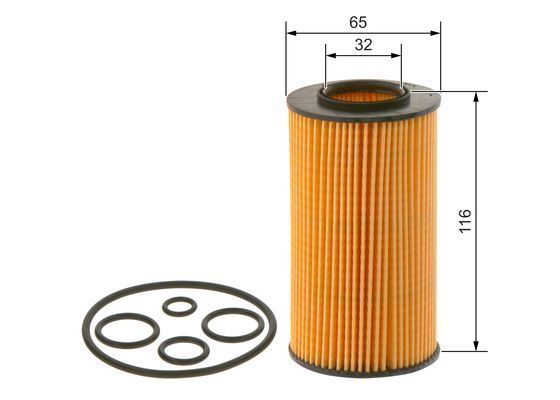 BOSCH Oil Filter for Mercedes Benz C320 M112.946 3.2 March 2001 to ...