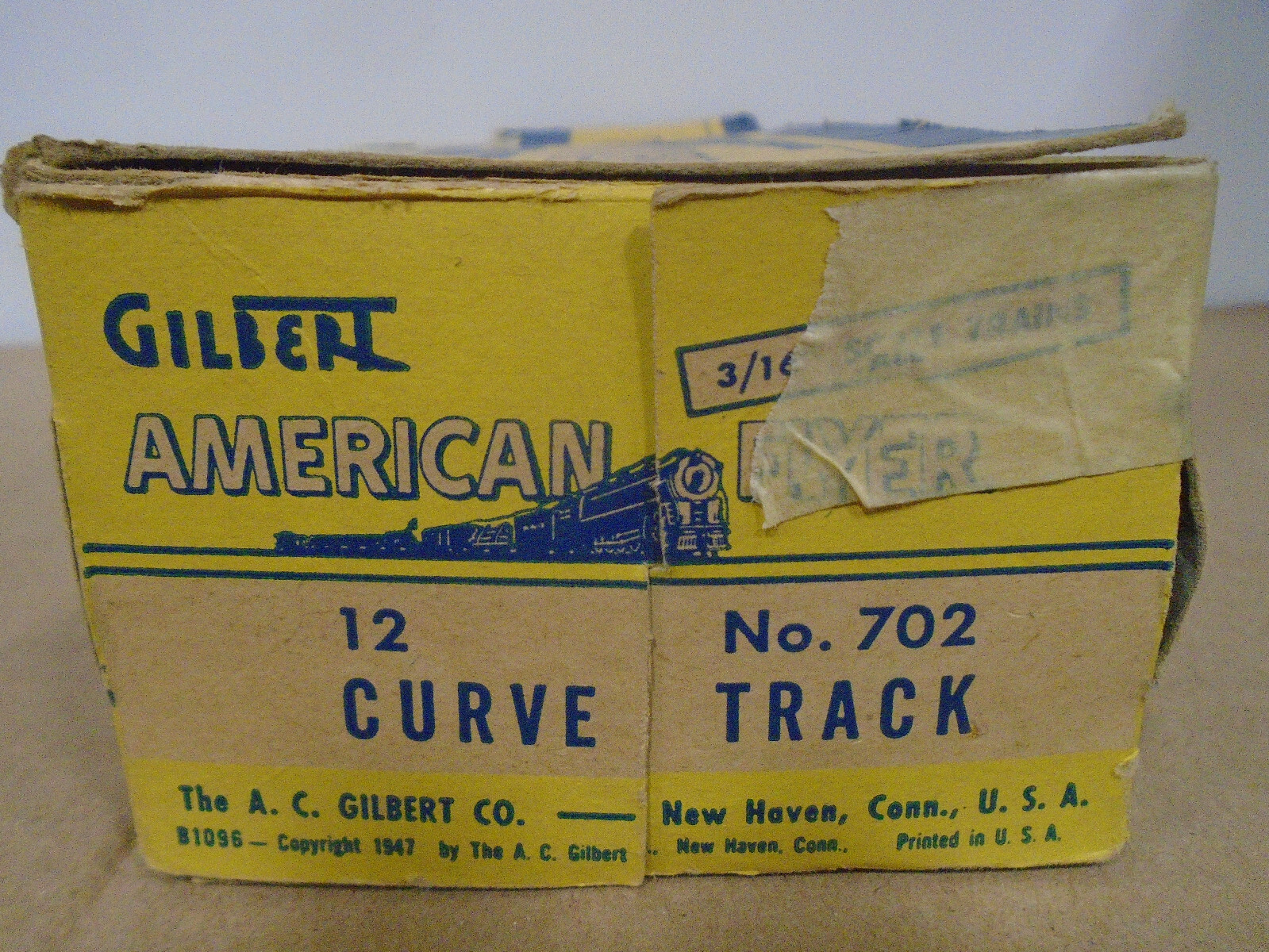 ORIGINAL AMERICAN FLYER #702 BOX OF 12 S SCALE CURVE TRACKS | eBay