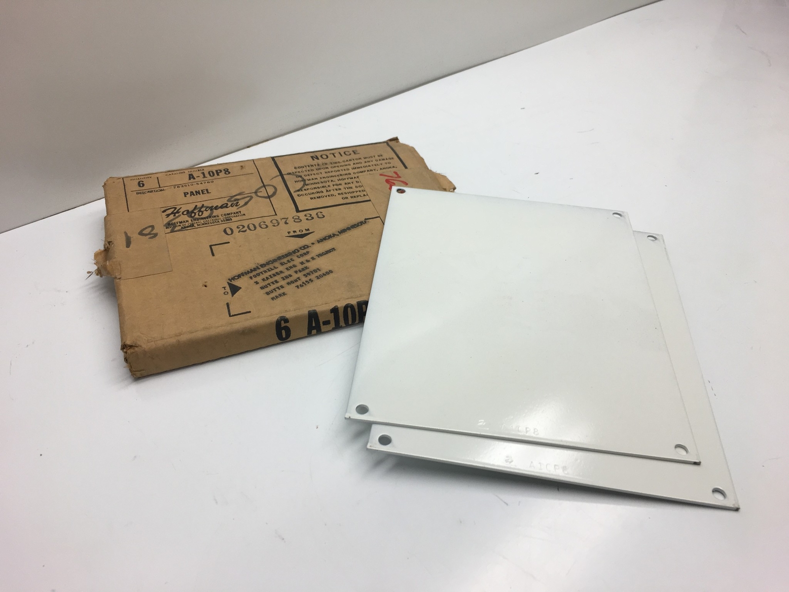 Hoffman Interior Panel for Juncion Box A-10P8 8.75" X 6.88" Box of 2 | eBay