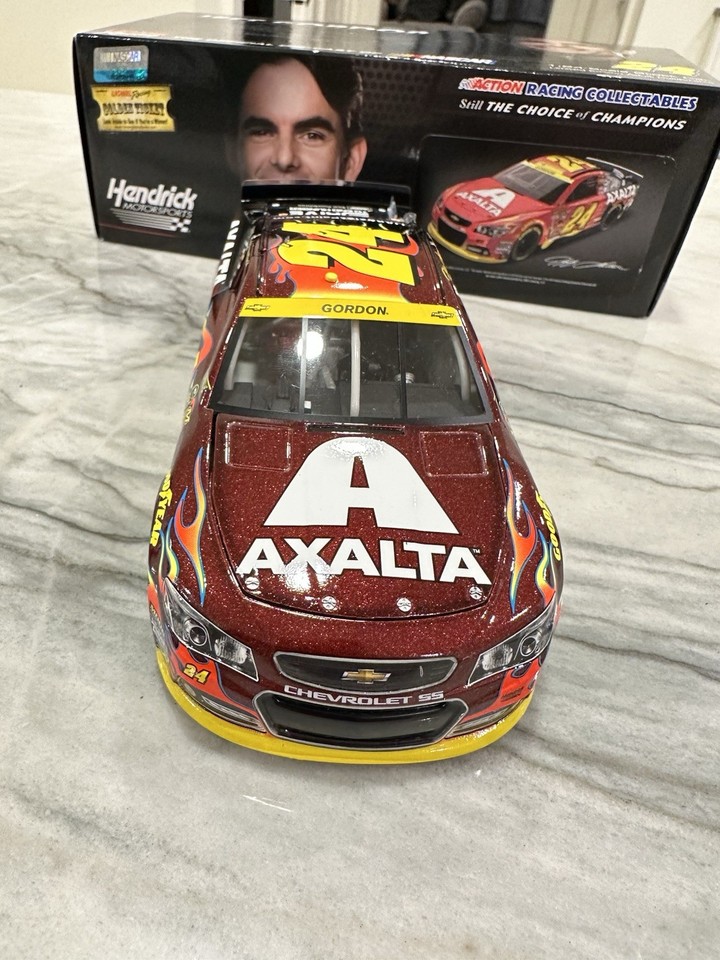 Jeff Gordon 2014 Radiant Red Axalta Nascar 1/24 Diecast Lionel RARE | eBay