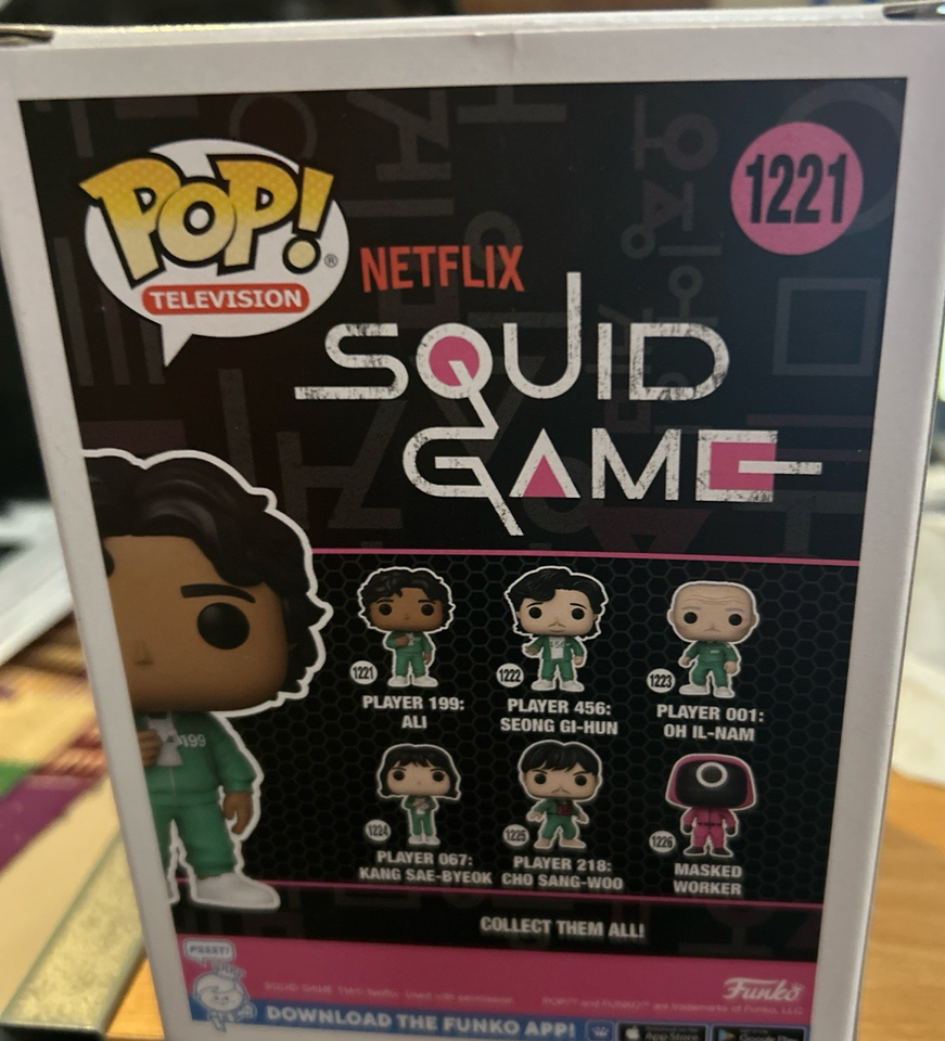 Funko Pop! Vinyl: Player 199: Ali #1221 Netflix Squid Game 889698647946 ...