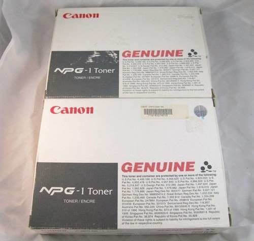 Canon NPG-1 Black Toner 2 Boxes of 4 Cartridges (8 total) NP1200 NP1520 ...