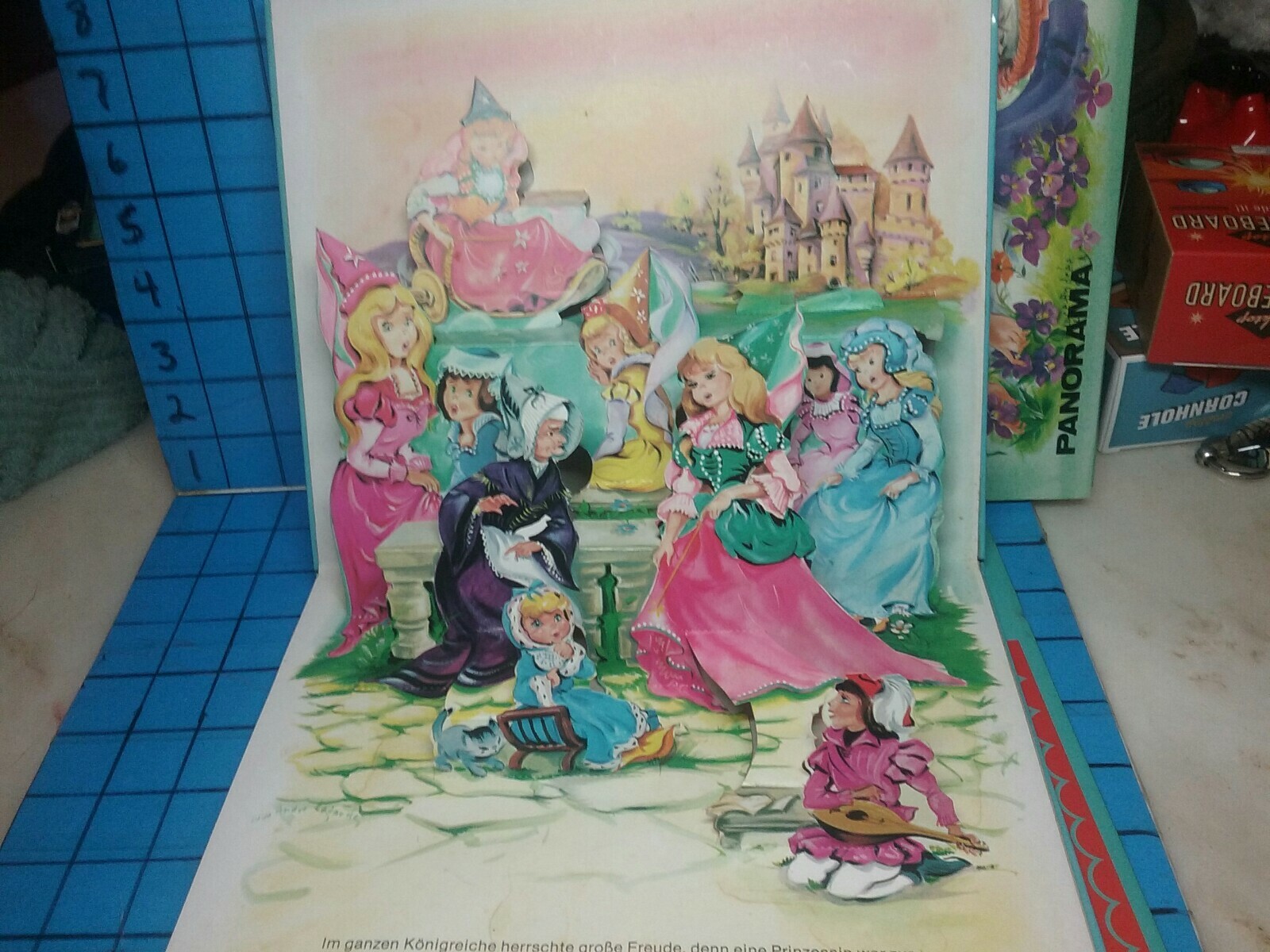 GERMAN DORNROSCHEN & ROTKAPPCHEN CHILDS POP-UP BOOKS & SCHNEEWITTCHEN ...