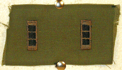 US Army Chief Warrant Office Three CWO-3 OD Fatigue Cloth Collar Rank ...