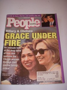 PEOPLE Magazine, FEBRUARY 15, 1999, HILLARY CLINTON AND CHELSEA CLINTON ...