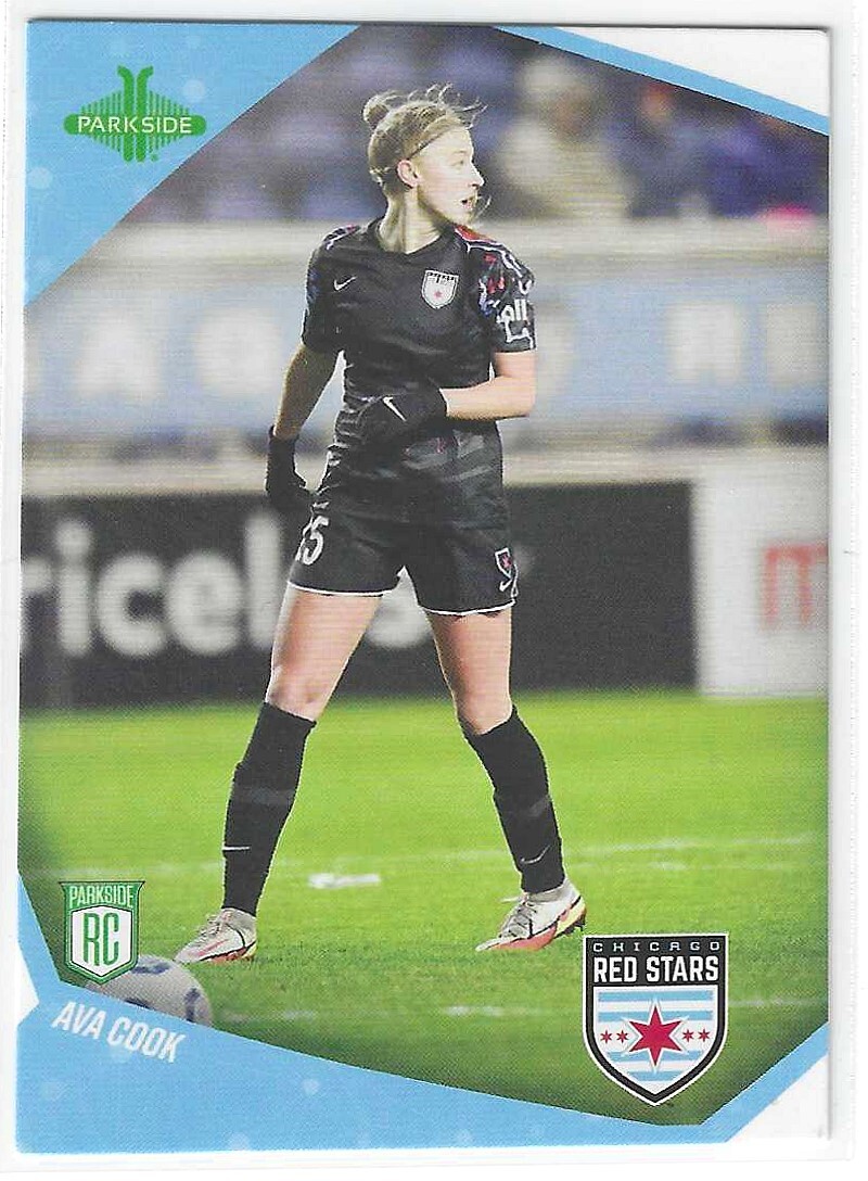 2022 PARKSIDE NWSL ROOKIE RC BASE #5 AVA COOK CHICAGO RED STARS | eBay