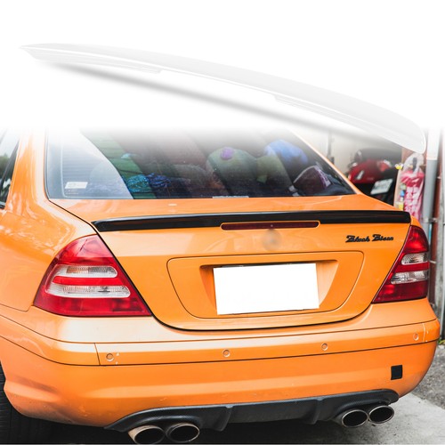 Painted ABS Rear Boot Spoiler For Mercedes Benz W203 Sedan Alabaster ...