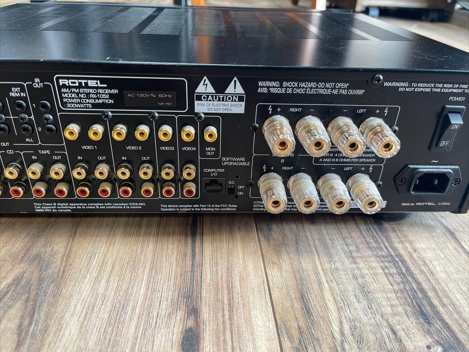 Rotel RX-1052 AM/FM Stereo Receiver ( Read Description ) | eBay