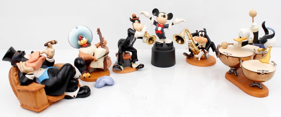 NEW WDCC Symphony Hour Series COMPLETE SET of 8 Figurines Lot NEW MIB W ...
