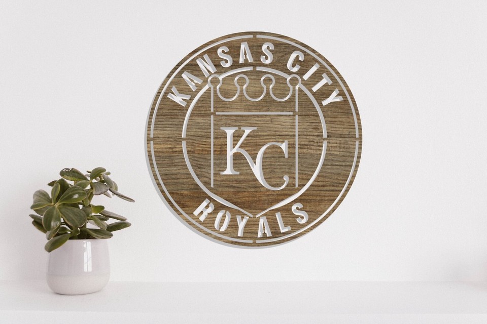 Kansas City Royals Badge Laser cut vector file dxf, svg, eps. ai, pdf ...