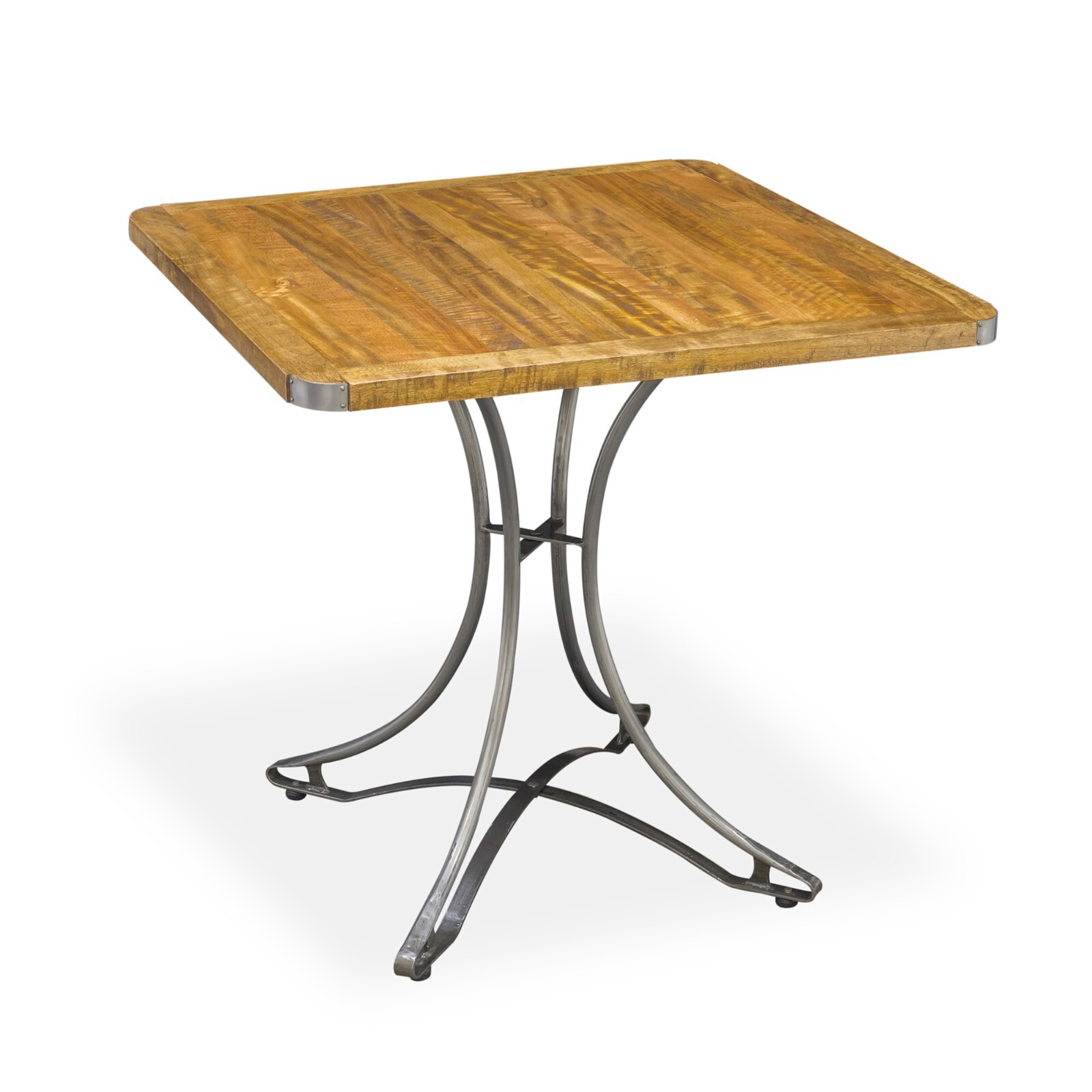 Engineered Dining table / Mango Wood / 80x80 / Hairpin legs / Bar ...