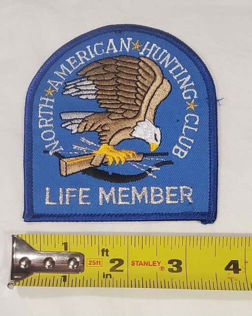 North American Hunting Club NAHC Life Member Patch Blue NEW Mint Hunt Fish | eBay