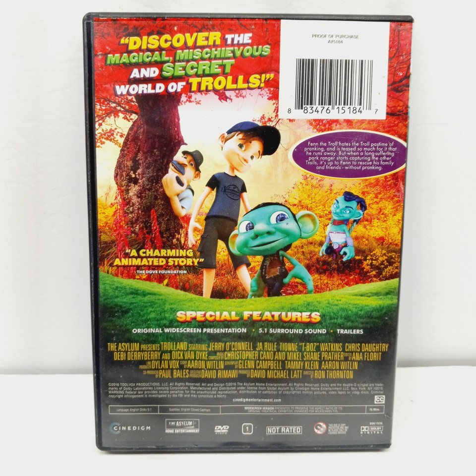 Trolland (DVD) Cinedigm 2016 Kids Animated Film | eBay