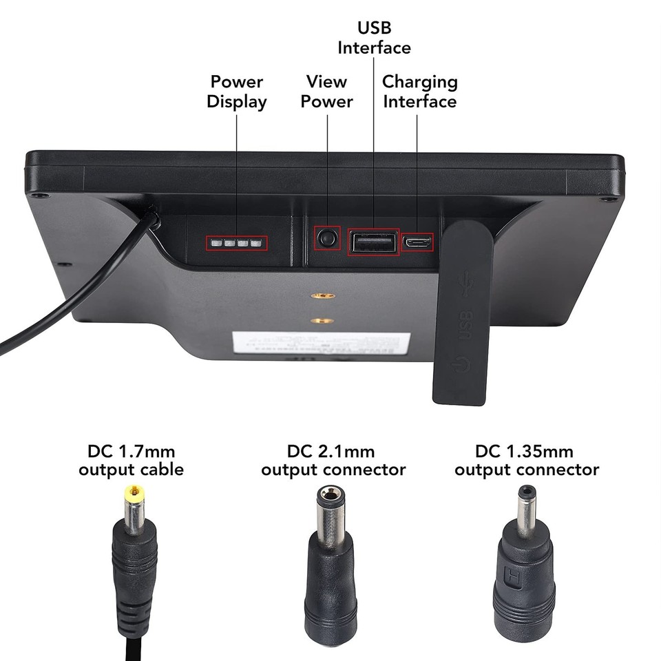 5W Solar Panel for Trail Camera, 12V Solar Battery Kit Build-in 5200mAh ...