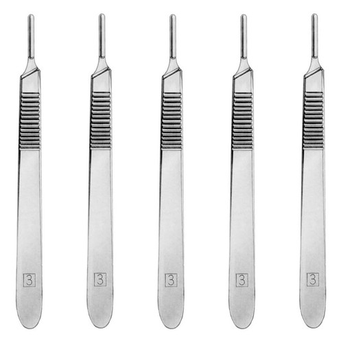 Scalpel Handle No.# 3, 4, 4L, 7, Collin # 8 BP Handle Stainless Steel 5 ...