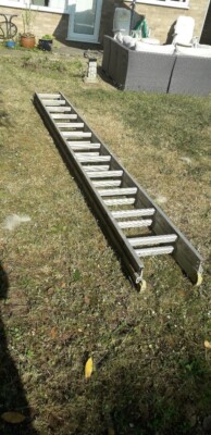 Clima Double aluminium Ladder | eBay UK