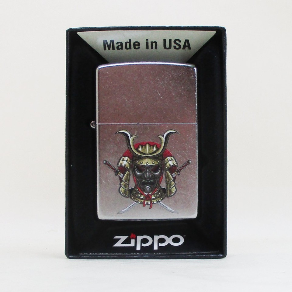 ZIPPO oil Lighter USA ZIPPO Japanese pattern series helmet sword Z207 ...