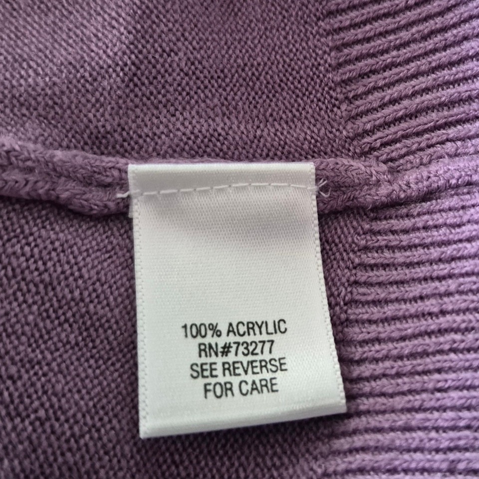 Croft@barrow Super Soft Purple Turtleneck pullover Sweater Size XL | eBay