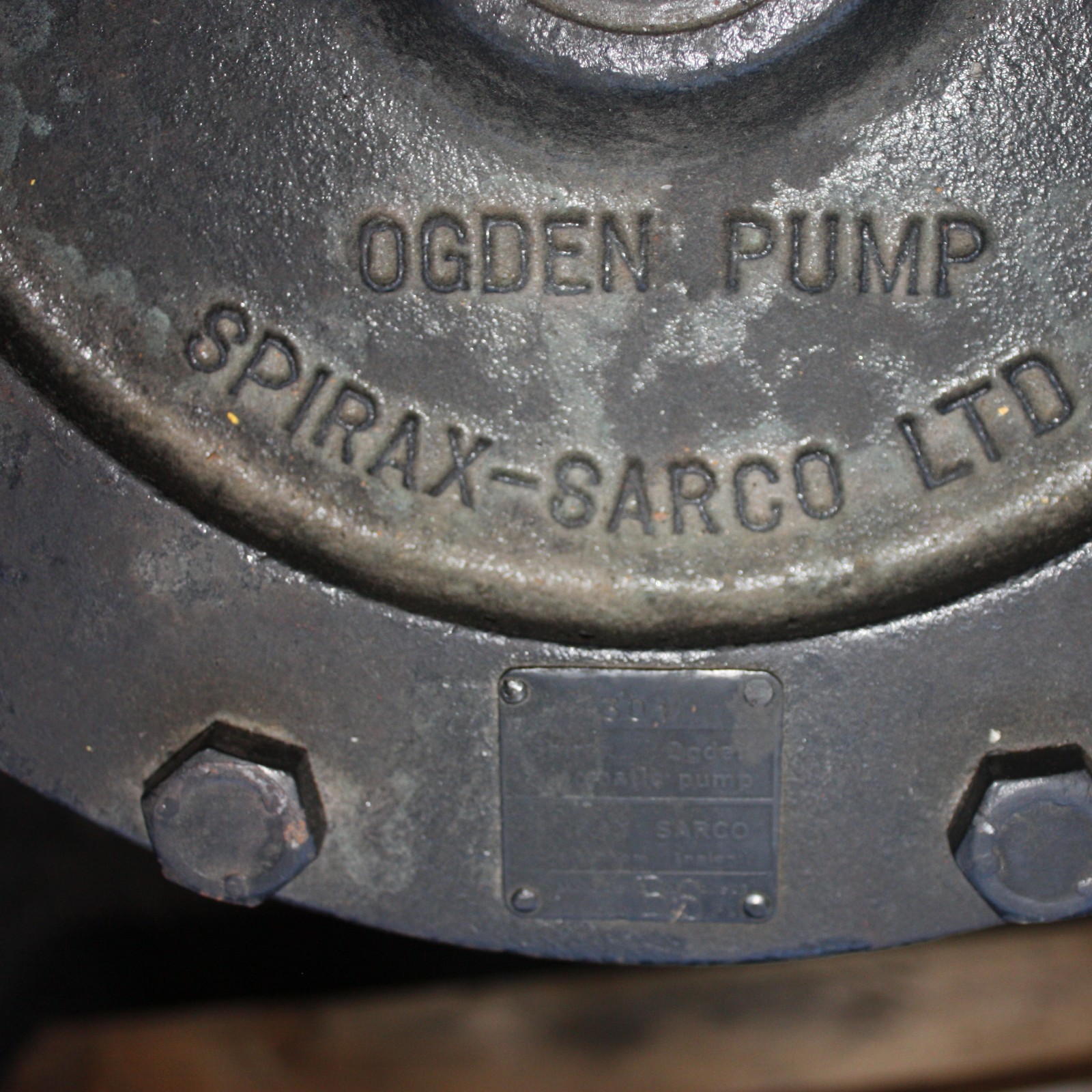 OGDEN PUMP SPIRAX SARCO DN32 1 1/4" ports Automatic Steam Powered ...