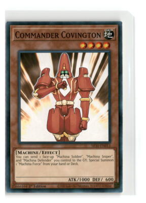 3x Commander Covington - SR10-EN013 1st Edition - YuGiOh-LP | eBay