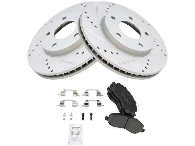 86SW72H Front Brake Pad and Rotor Kit Fits 2001-2005 Mitsubishi Eclipse ...