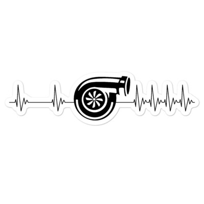Turbo Heart Beat Sticker Car Tuner Fast Race Car Racing Drift Boost EWG ...