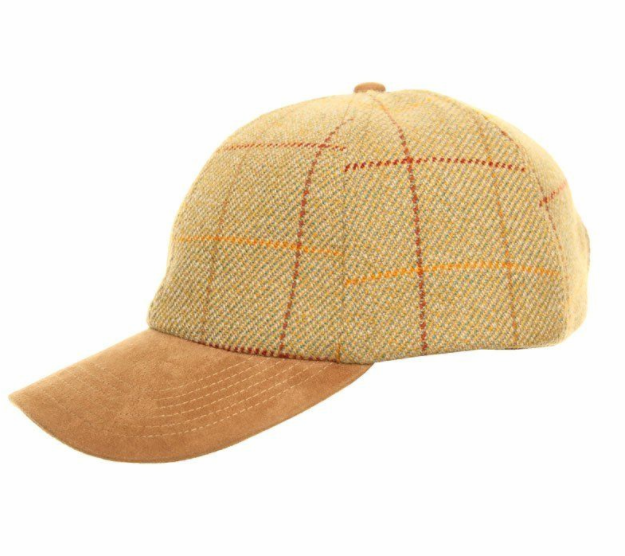 Tweed Baseball Cap 100% Wool Teflon Coated Hat | eBay UK