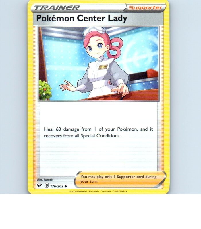 2020 Pokemon Center Lady Trainer 176/202 Pokémon Card | eBay