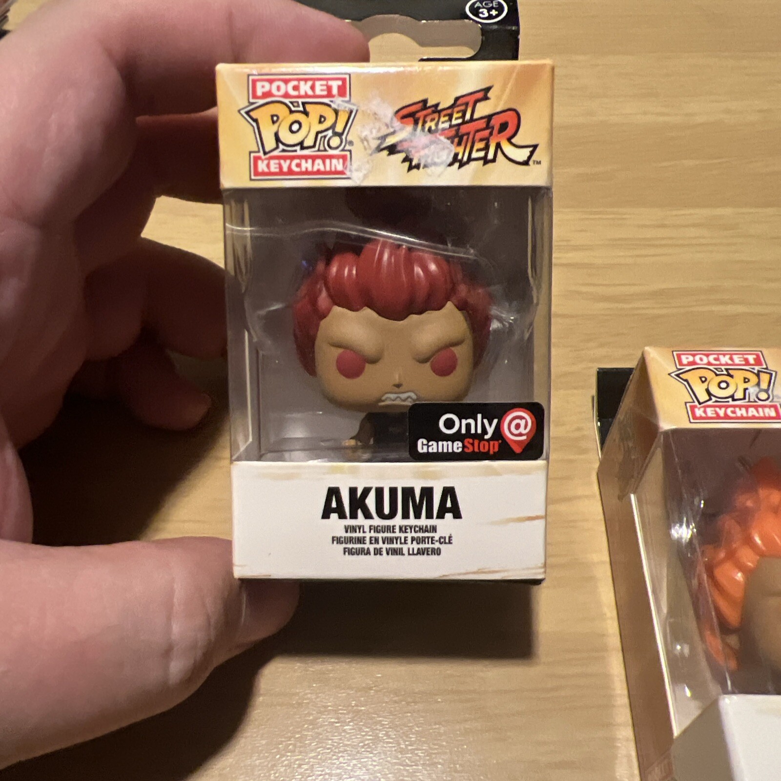 Lot Of 2 Akuma Street Fighter 30th Anniversary Pop! Keychain Funko ...