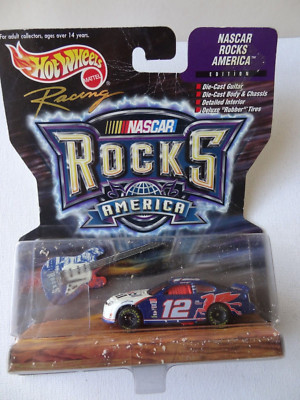 Hot Wheels Rocks America Nascar Mobile #12 Die Cast Car & Guitar Mattel ...