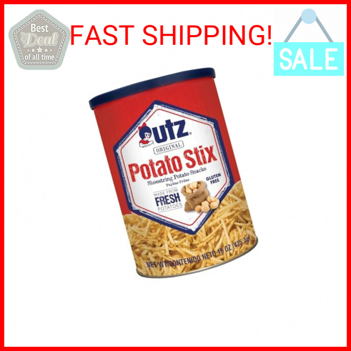 Utz Potato Stix, Original – 15 Oz. Canister – Shoestring Potato Sticks ...