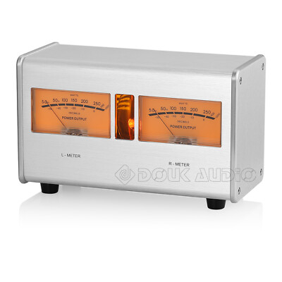 Dual Analog VU Meter w/MIC+LINE Sound Level Indicator DB Panel Music ...