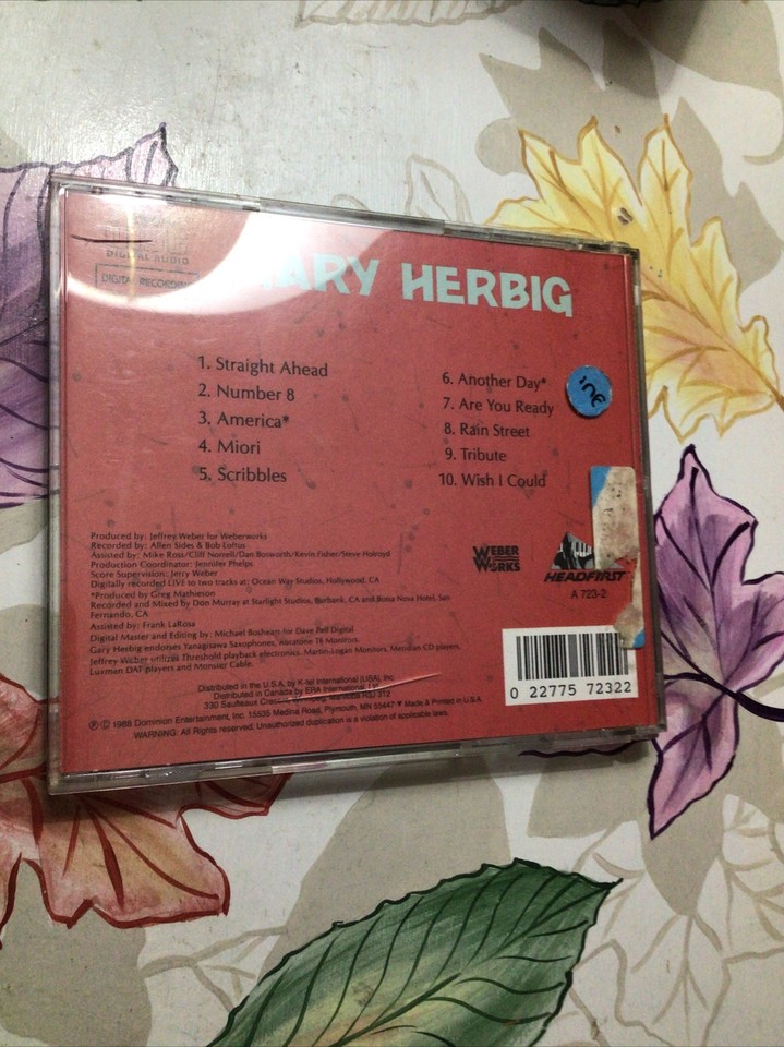 Gary Herbig by Gary Herbig (CD, Jan-1989, Headfirst) 22775723427 | eBay