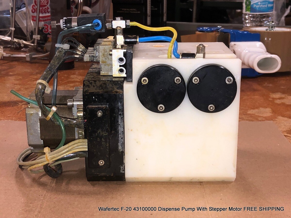 Wafertec F-20 43100000 Dispense Pump With Stepper Motor FREE SHIPPING ...