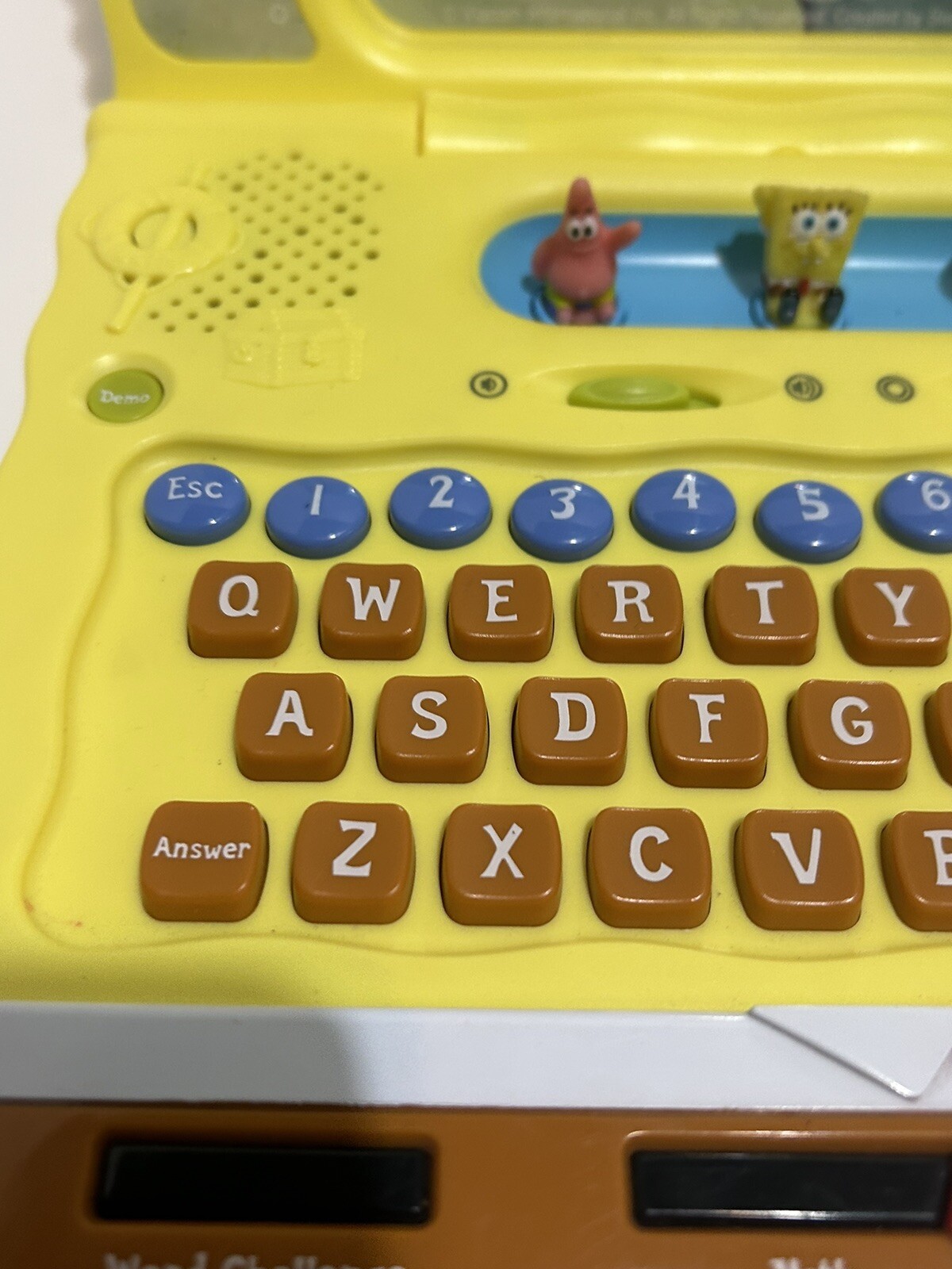 Spongebob Squarepants VTech Laptop Talking Learning Toy Nickelodeon ...