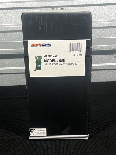 Waste Maid 1/2 HP Continuous Feed Garbage Disposal with Cord, Anti-Jam ...