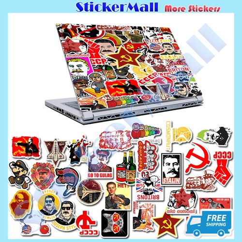 50pcs Russian Soviet Union Stickers Sets Bomb Decal Laptop Phone ...