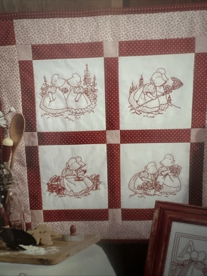 The Sunbonnet Sue Primer 1874 Leisure Arts Embroidery Quilting Pattern ...