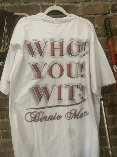 RARE BERNIE MAC RIP WHO! YOU! WIT! SHIRT WHITE 3XL | eBay