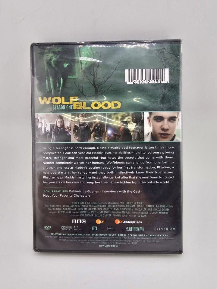 WOLFBLOOD SEASON 1 One First NEW DVD Disney Channel BBC ALL 13 Episodes ...