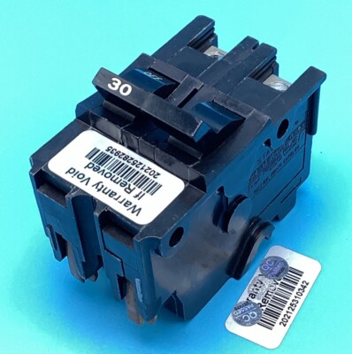 New Circuit Breaker FPE Federal Pacific FPE 30 Amp 2 Pole Stab-lok Type ...