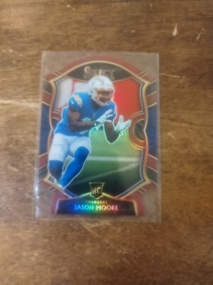 2020 Panini Select JASON MOORE #78 Concourse RC Red PRIZM Die-Cut SP ...