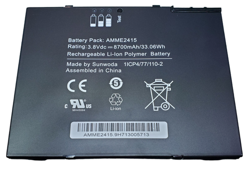 Battery for Zebra ET50 Series (AMME2415) 1ICP4/77/110-2 3.8V 8700mAh 33 ...