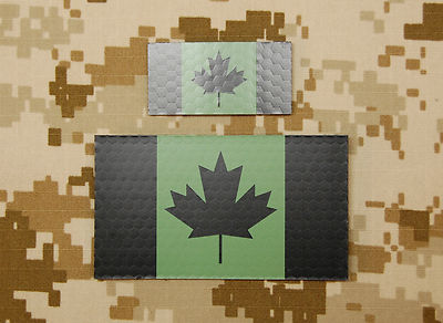 Canadian IR Green Flag Mini & Standard Patch Set JTF-2 CSOR CANSOFCOM ...