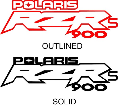 POLARIS RZR YOUR CHOICE- Vinyl Die-Cut Decals Buy 1 Get 1 Free | eBay