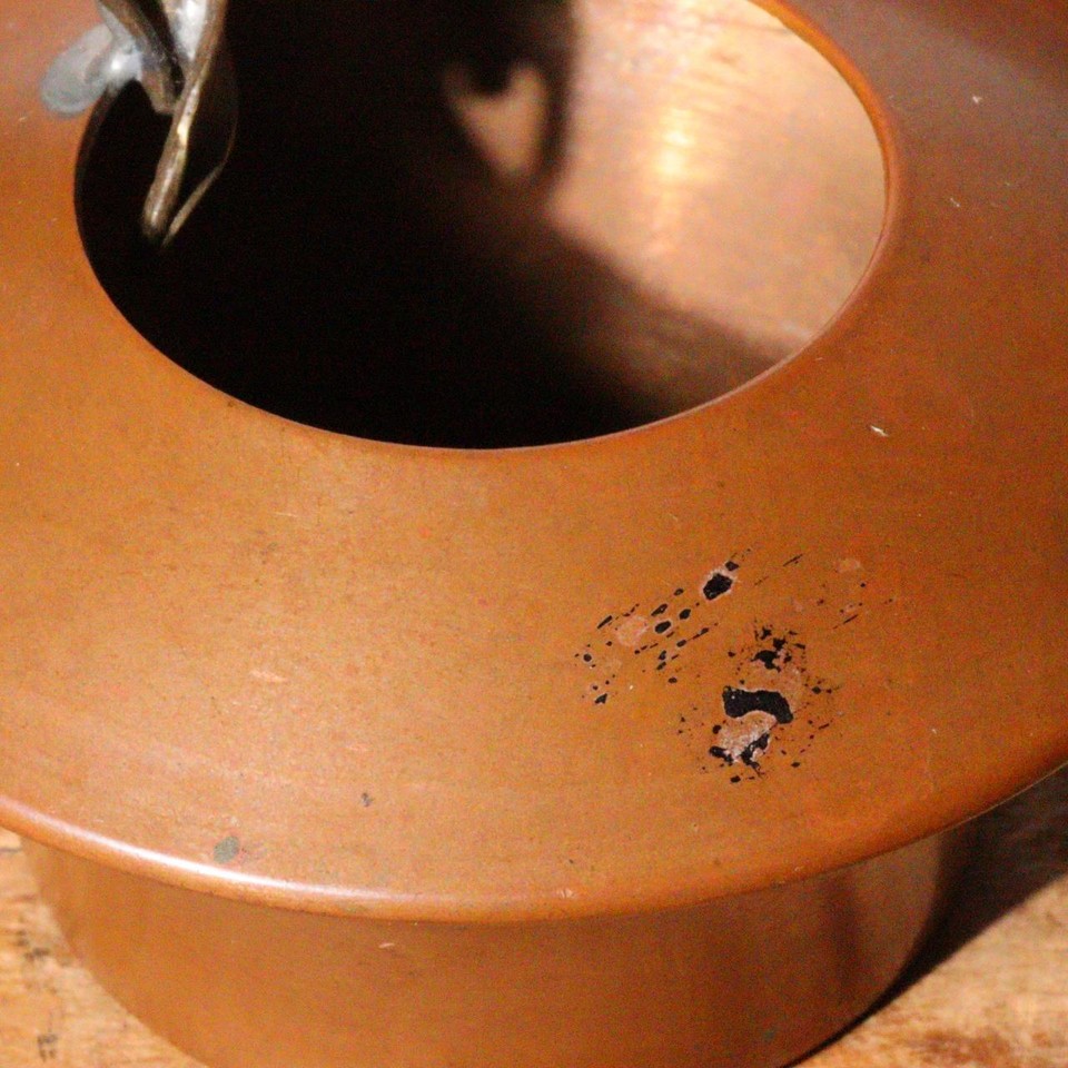 Japanese Vintage Calligraphy Water Dropper with Ladybug on Leaf Handle ...