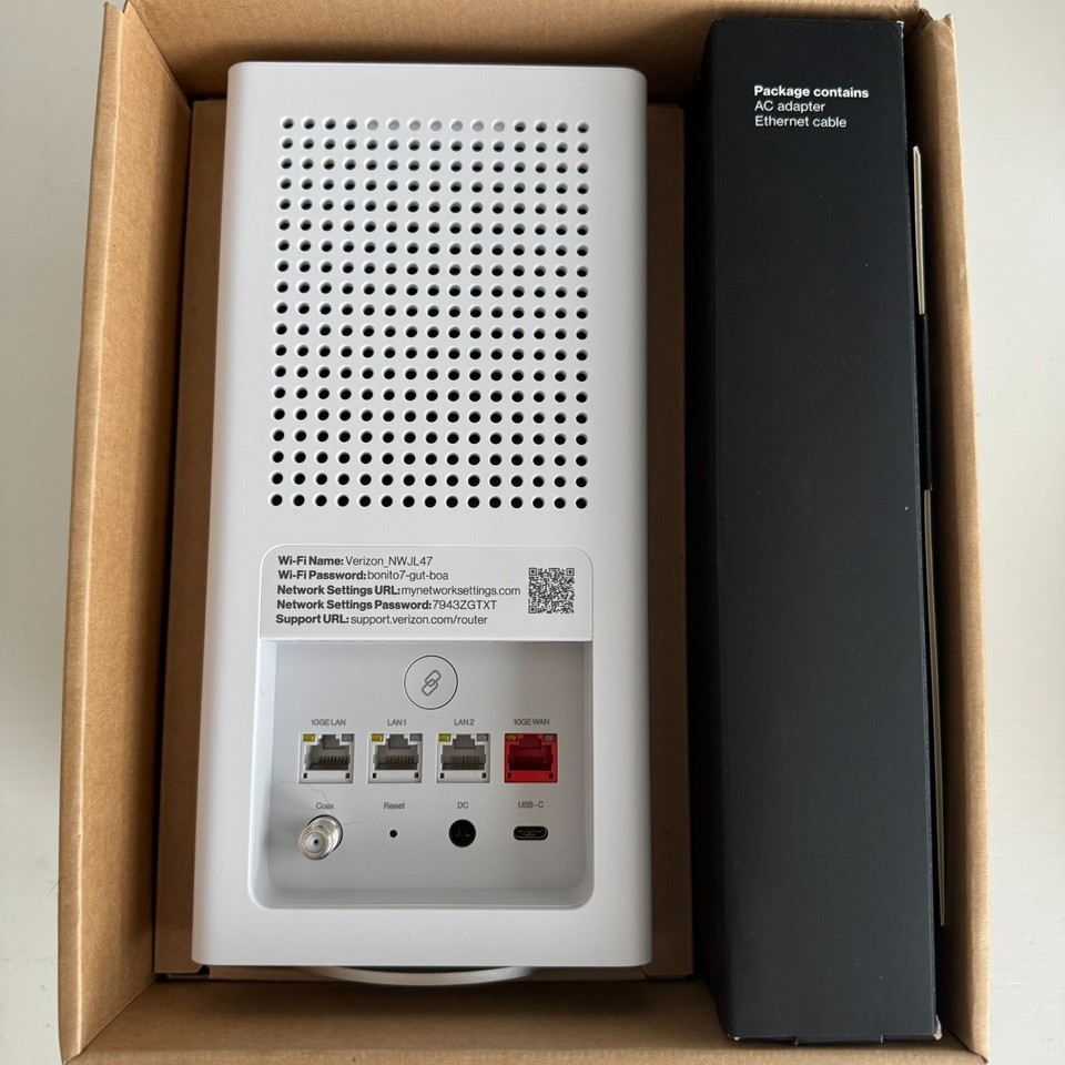 Verizon Router CR1000A WIFI 6E 10GBe uplink With Power Cord | eBay