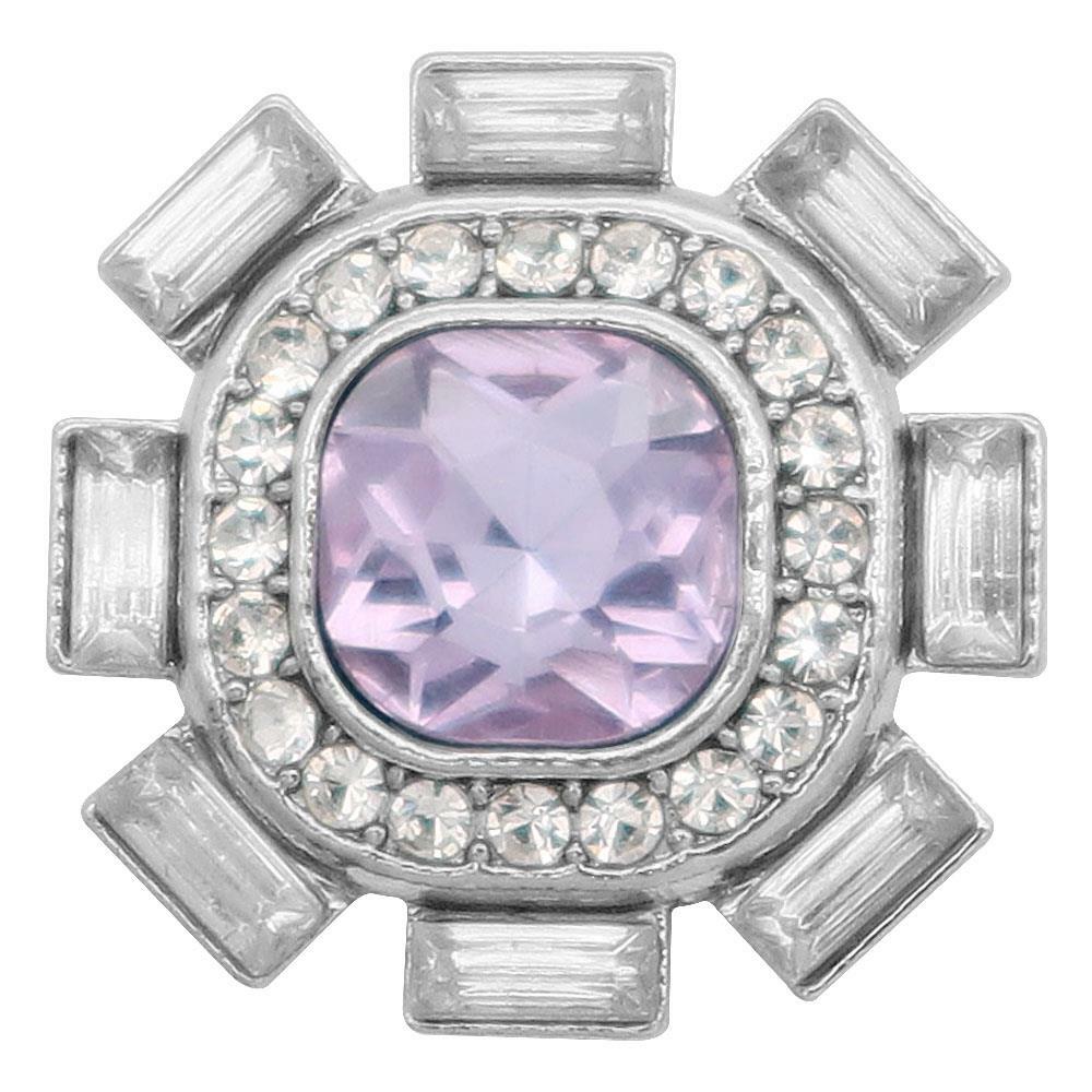 Fit Ginger Snap Purple Square 18mm Snap KC9215 | eBay